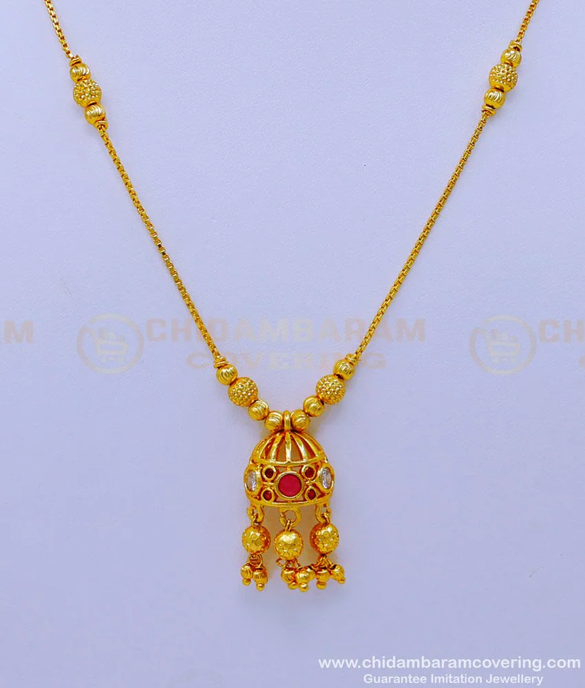 Buy Unique Short Chain with Pendant Designs for Ladies