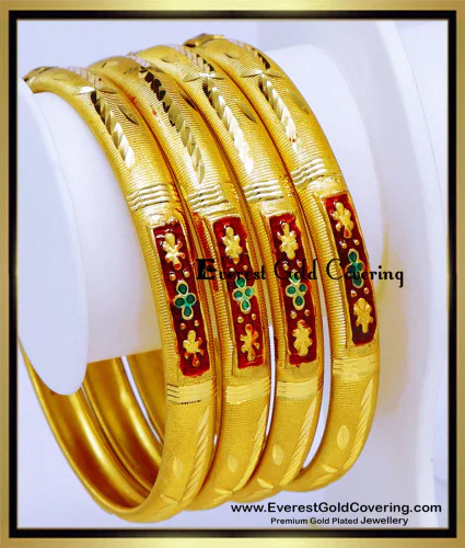 Plain Gold Bangles