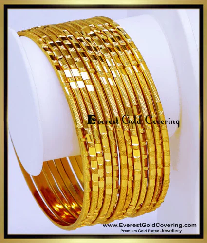Plain Gold Bangles
