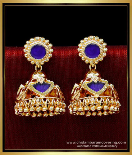 Buy Kerala Wedding Jimikki Kammal Jhumka Design Gold Earrings
