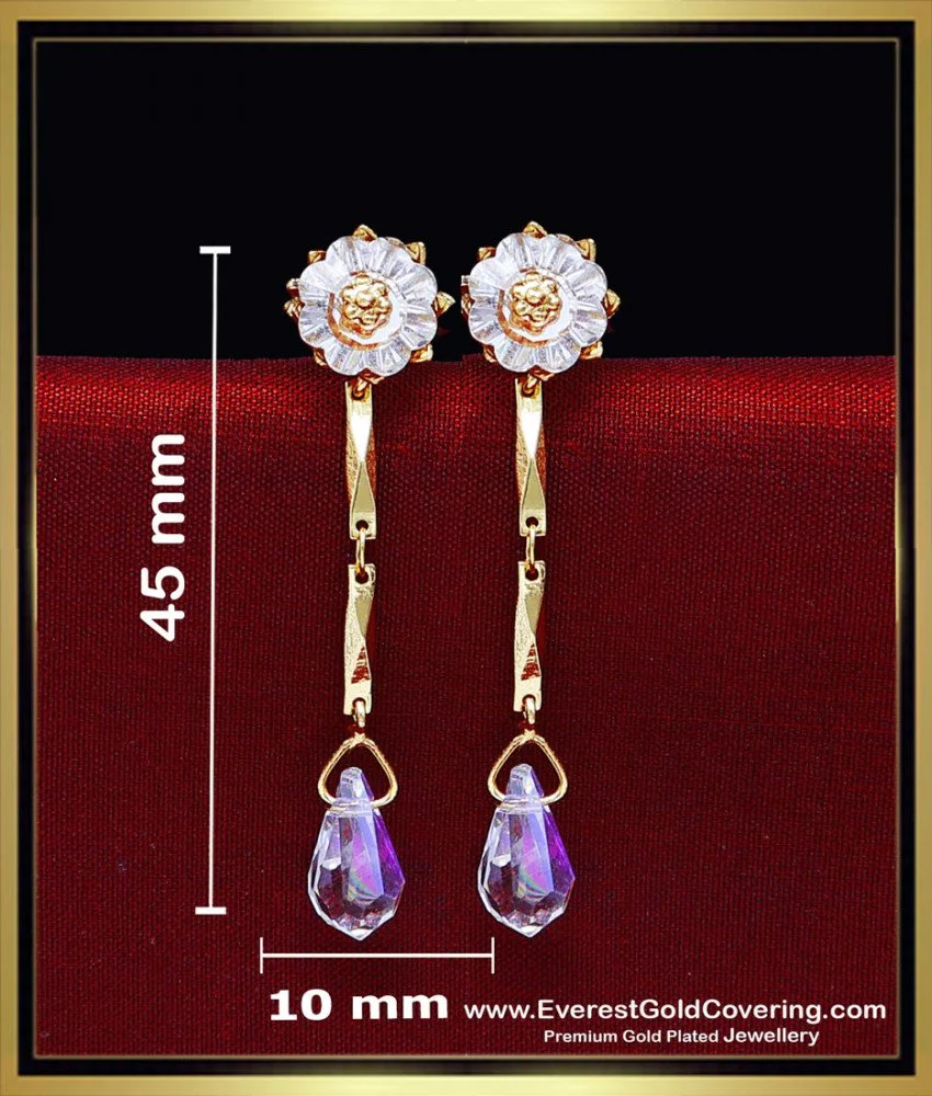Buy Elegant White Stone Long Chain Titanic Kammal Design
