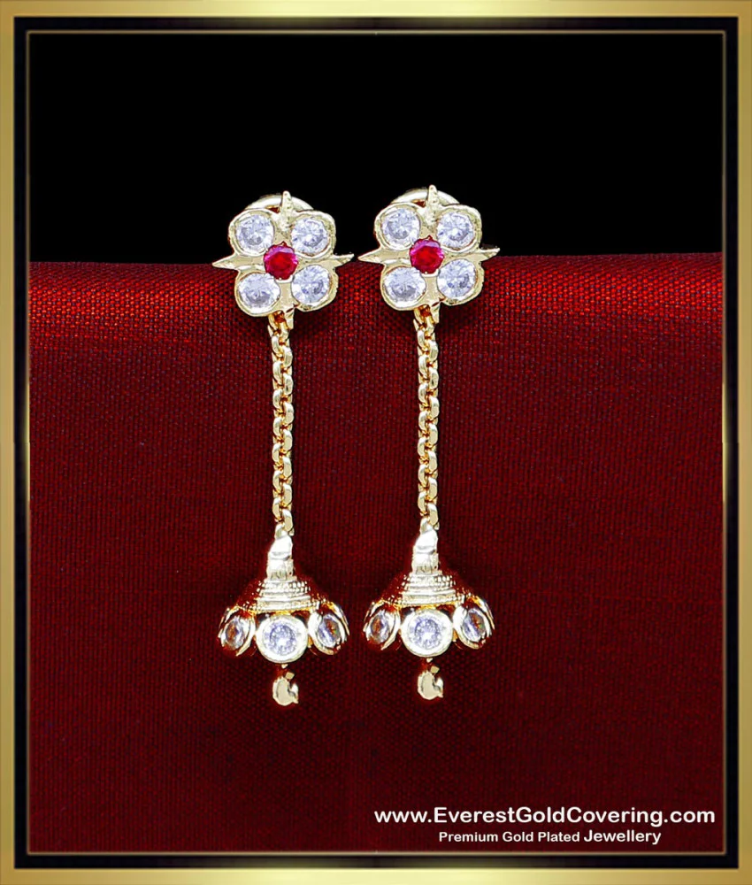 Buy Impon Light Weight Stone Jimikki Kammal Gold Design