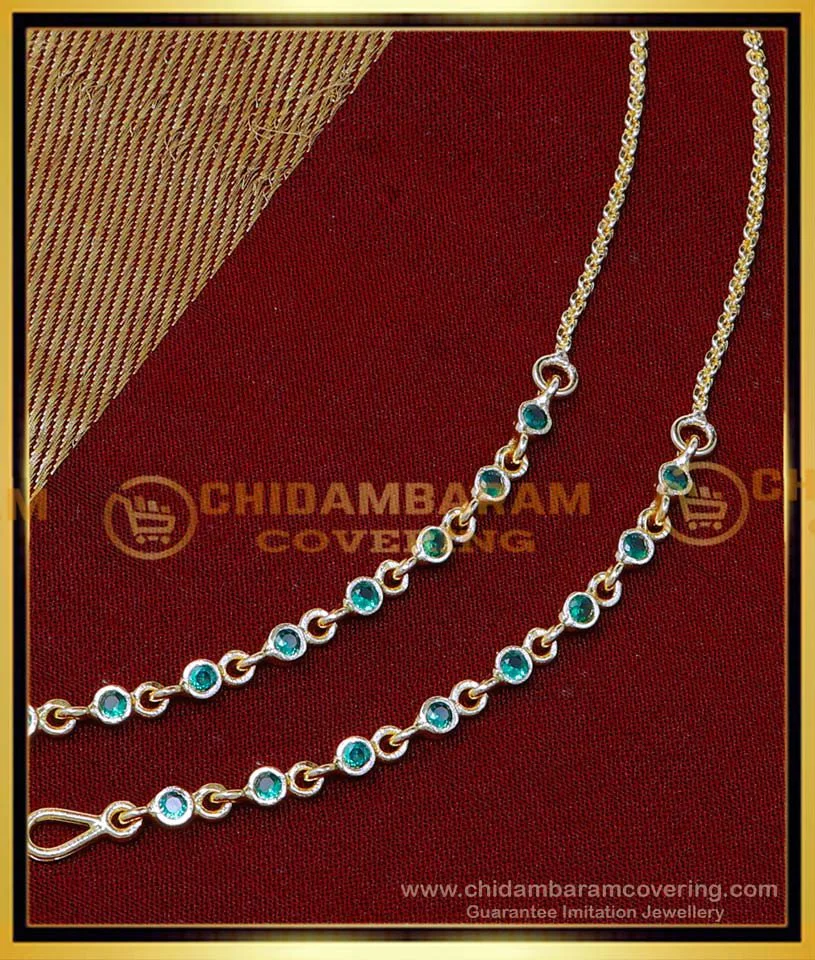 Buy Impon Emerald Stone Suthu Maatal Design for Women