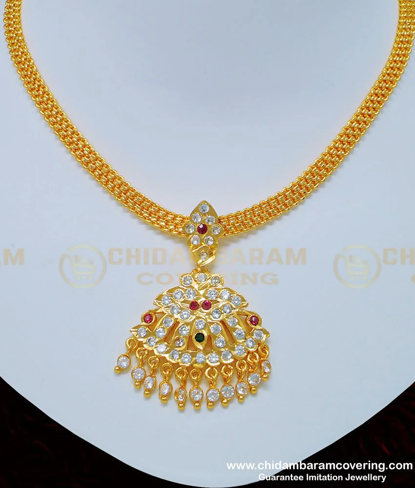 Buy Five Metal Old Model Attigai Simple Attigai Necklace for Wedding