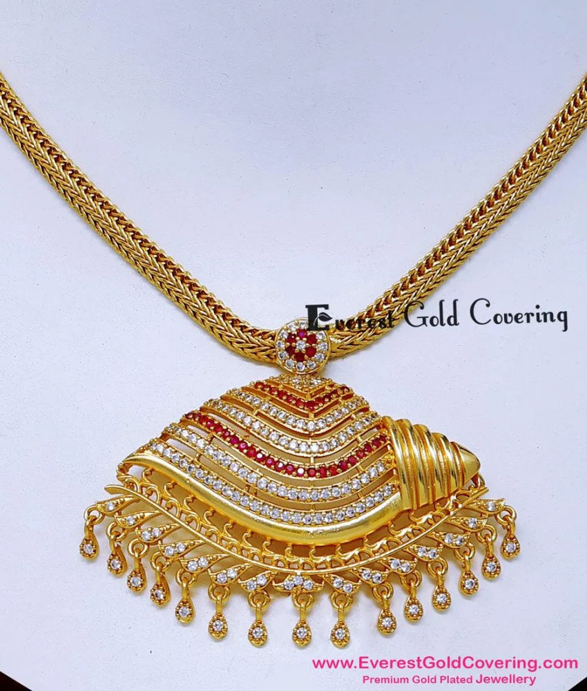 Buy South Indian Gold Plated Attigai Necklace for Wedding
