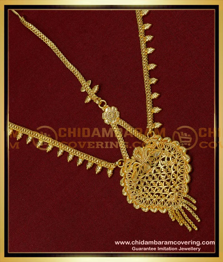 Buy Traditional Bridal Matha Patti Maang Tikka Gold Plated Jewellery